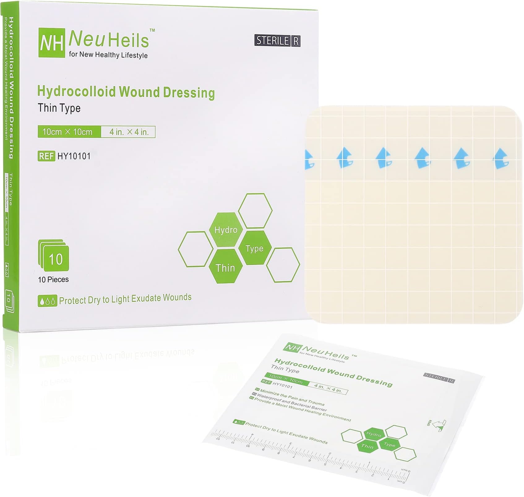 Amazon.com: All Health Advanced Fast Healing Hydrocolloid Gel Bandages ...