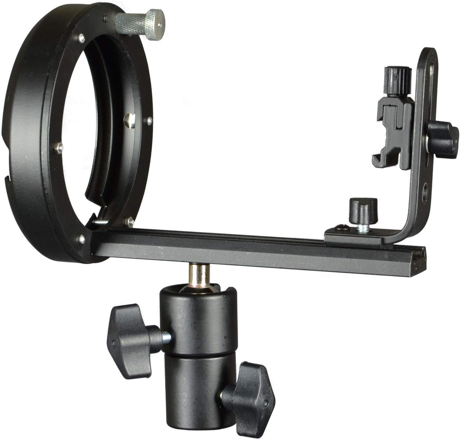 Hot Shoe Flash Bracket with Bowens S-Type Mount - T Shape - Speedlight ...