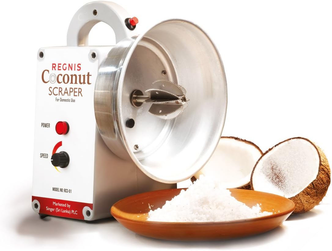 Regnis Lakro Sri Lanka 220v 250v Electric Coconut Grater Scraper Shredder Worldwide Fastest regnis-lakro-sri-lanka-220v-250v-electric-coconut-grater-scraper-shredder-worldwide-fastest