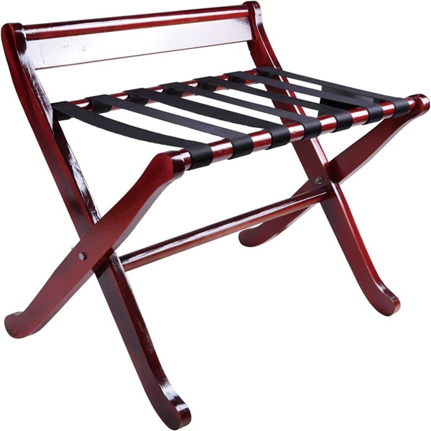 Amazon.com: Folding Bedroom Suitcase Stand - Luggage Rack for Guest ...