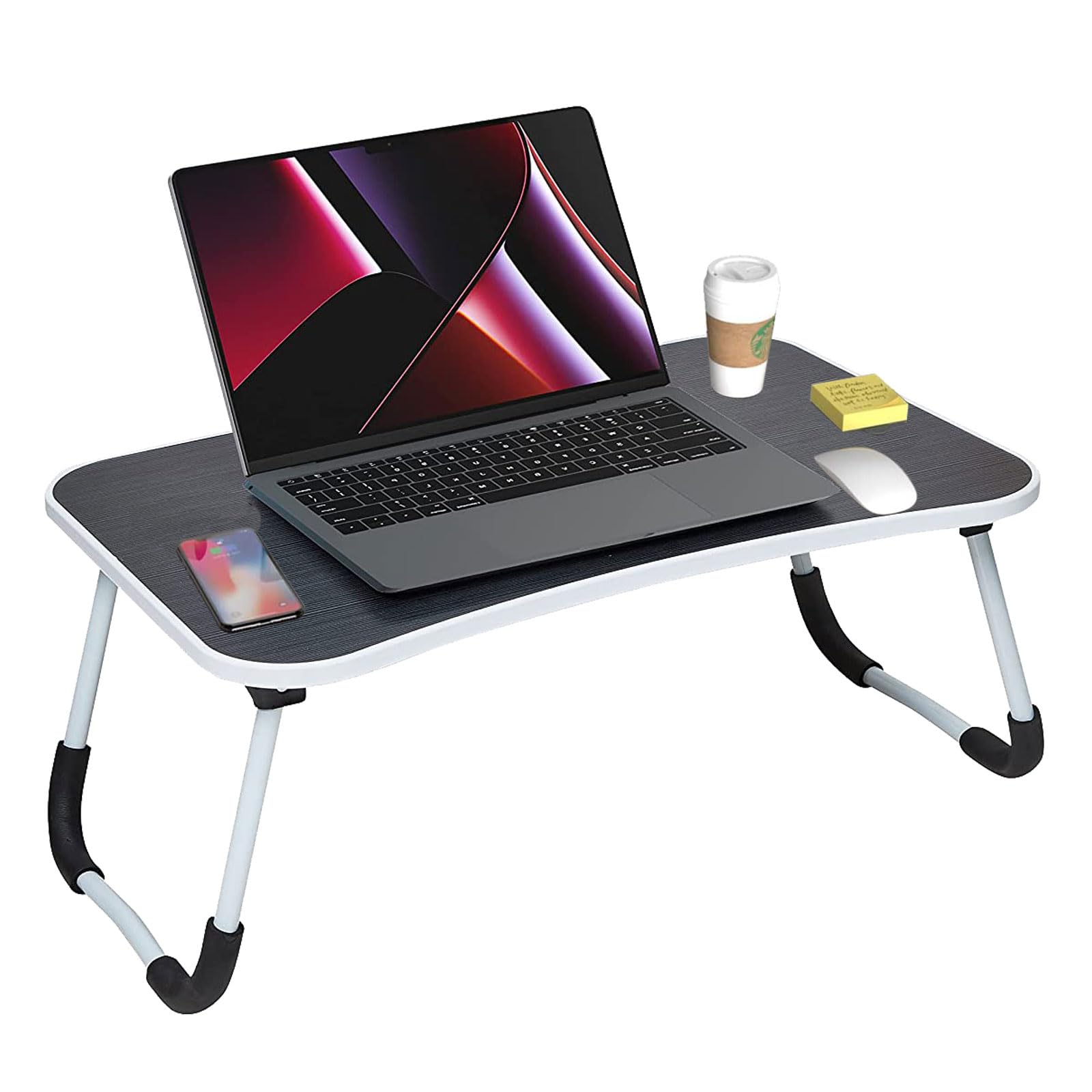 Callas Multipurpose Foldable Table Folding Lap Desk Laptop Stand Bed ...