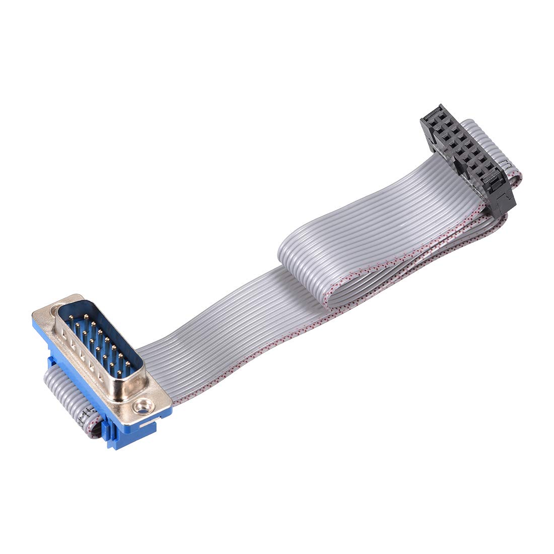 Amazon.com: uxcell IDC Wire Flat Ribbon Cable DB15 Male to FC-16 Female ...