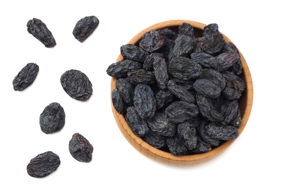 Fruitri Seedless Black Afghan Raisins, Black kishmish Without Seeds ...