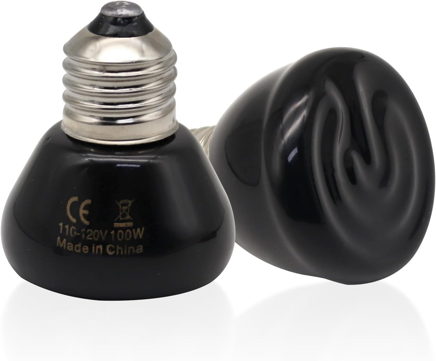 Amazon.com: Simple Deluxe 150W Ceramic Heat Emitter 2 Pack Reptile Heat ...