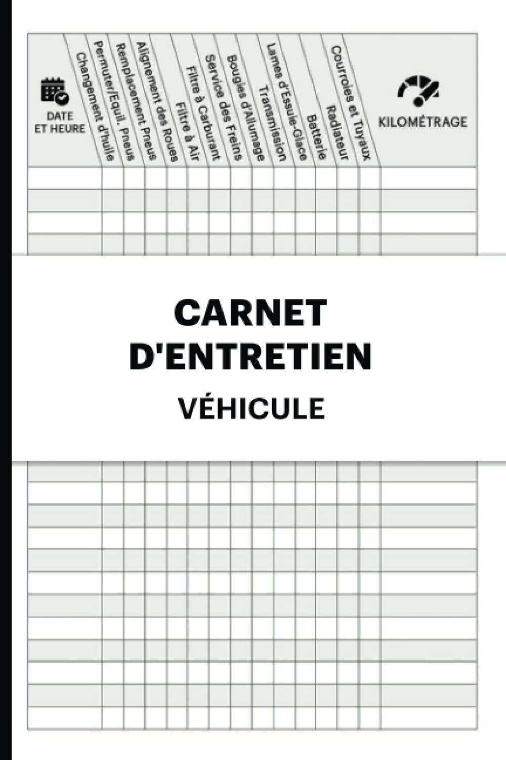 Amazon.fr - Carnet d'Entretien Véhicule: Carnet de Maintenance et d ...