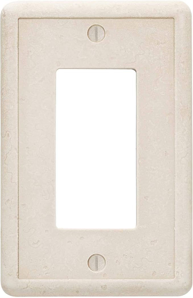 Questech Decor Single Rocker Light Switch Cover, 1-Gang Electrical Wall ...