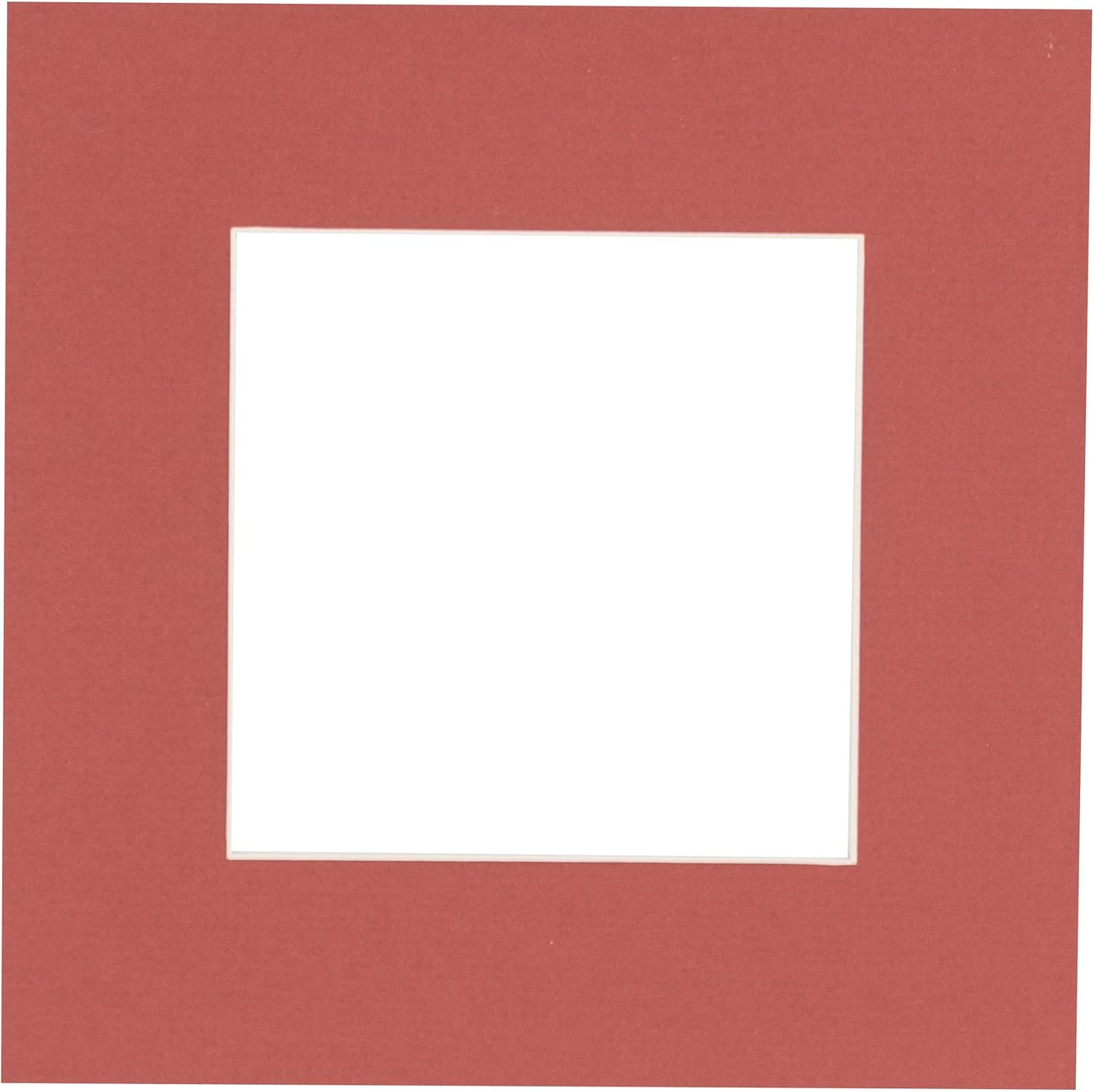 Amazon.com: 12x12 Mat Bevel Cut for 8x8 Photos - Precut Brick Red ...