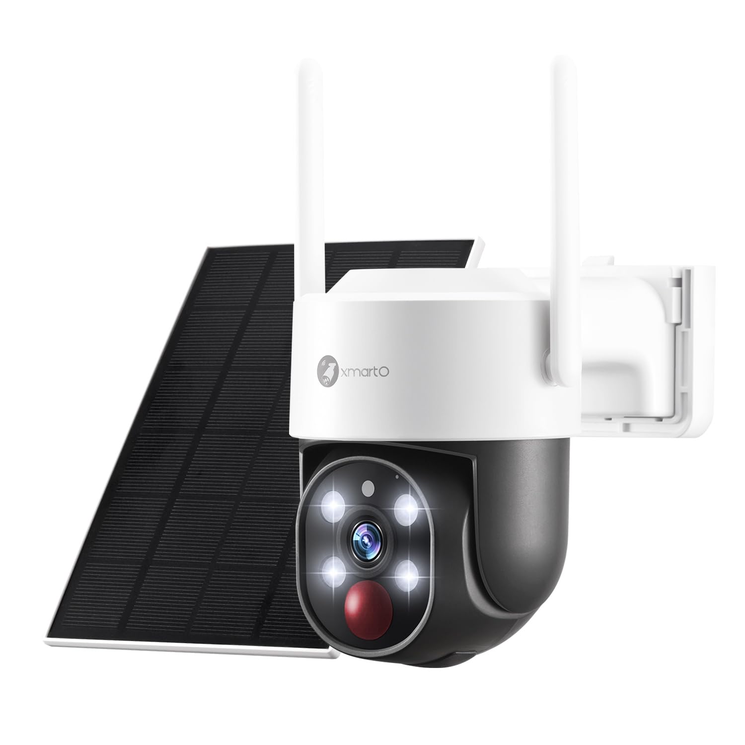 Amazon.com : XMARTO 4MP QHD Solar-Powered Wire-Free Home Security ...