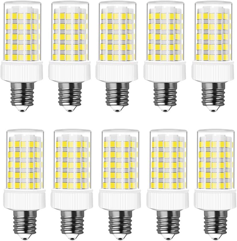 RANBOO E14 LED Bulbs 10W, 80W Halogen Bulb Equivalent, 800LM, Cool ...