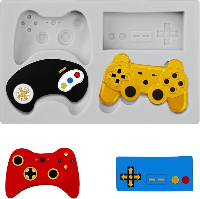 Amazon.com: SAKOLLA Game Controller Cake Fondant Mould - Video Gamepad ...