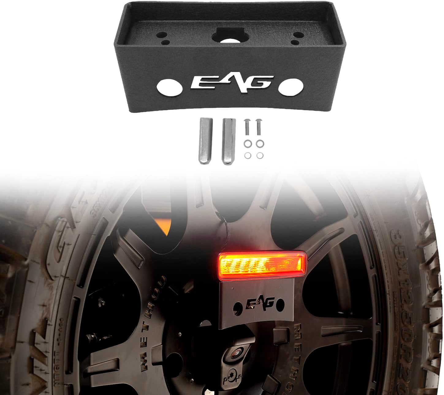 Amazon.com: EAG 3rd Brake Light Bracket Relocation Kit Center High ...