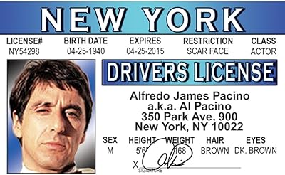Amazon.com: Signs 4 Fun Parody Driver’s License | Scooby ID | Fake ID ...