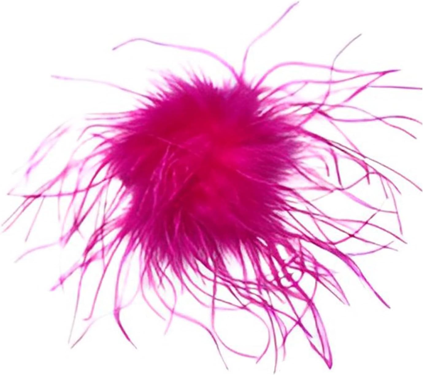 Oyrcvweuy Ostrich Feather Brooch for Women Ball-Party Fashion Lapel Pin ...