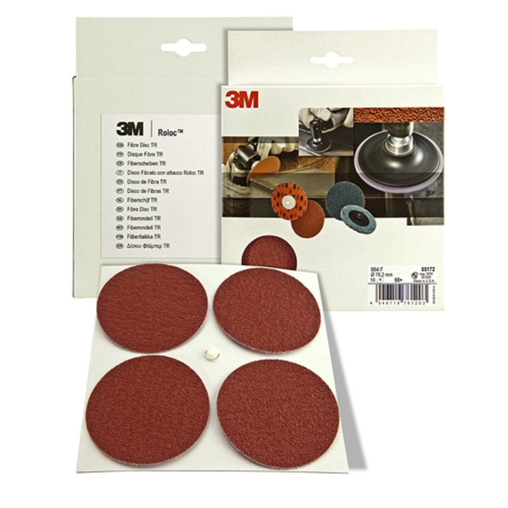 Disque abrasif support toile 3M Cubitron II Roloc 984F, 75 mm, Grain 36 ...
