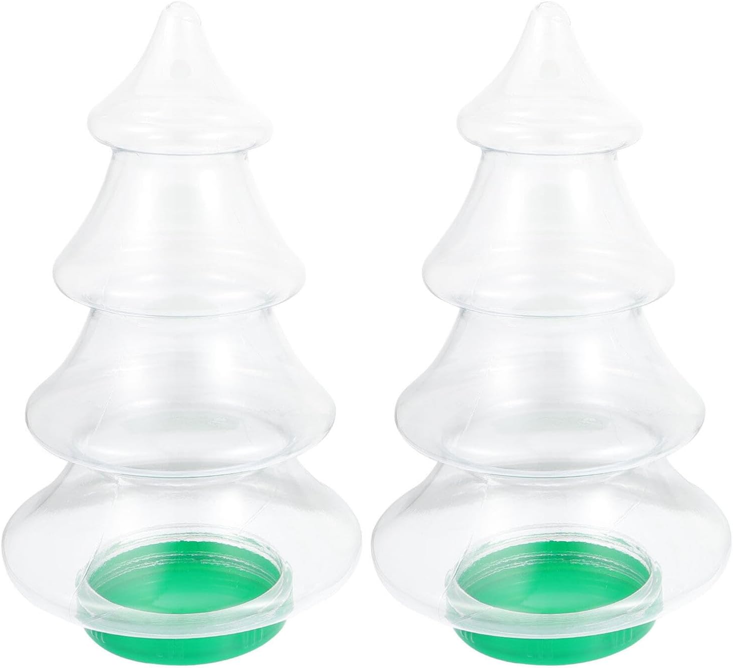 Amazon.com: HOMSFOU Christmas Tree Shaped Candy Boxes: 2pcs Christmas ...