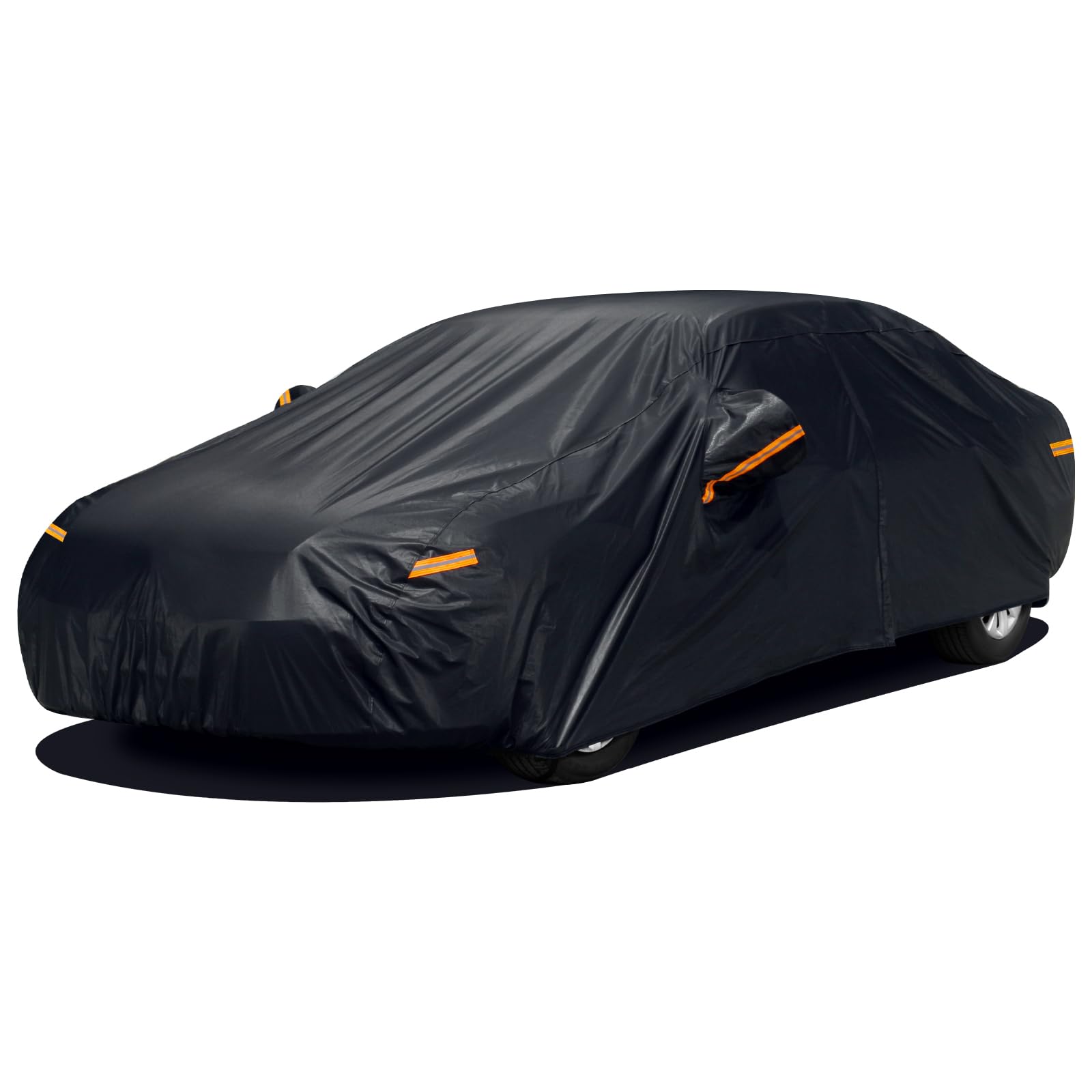 Amazon.com: SEAZEN 7 Layers Car Cover Waterproof All Weather, Heavy ...