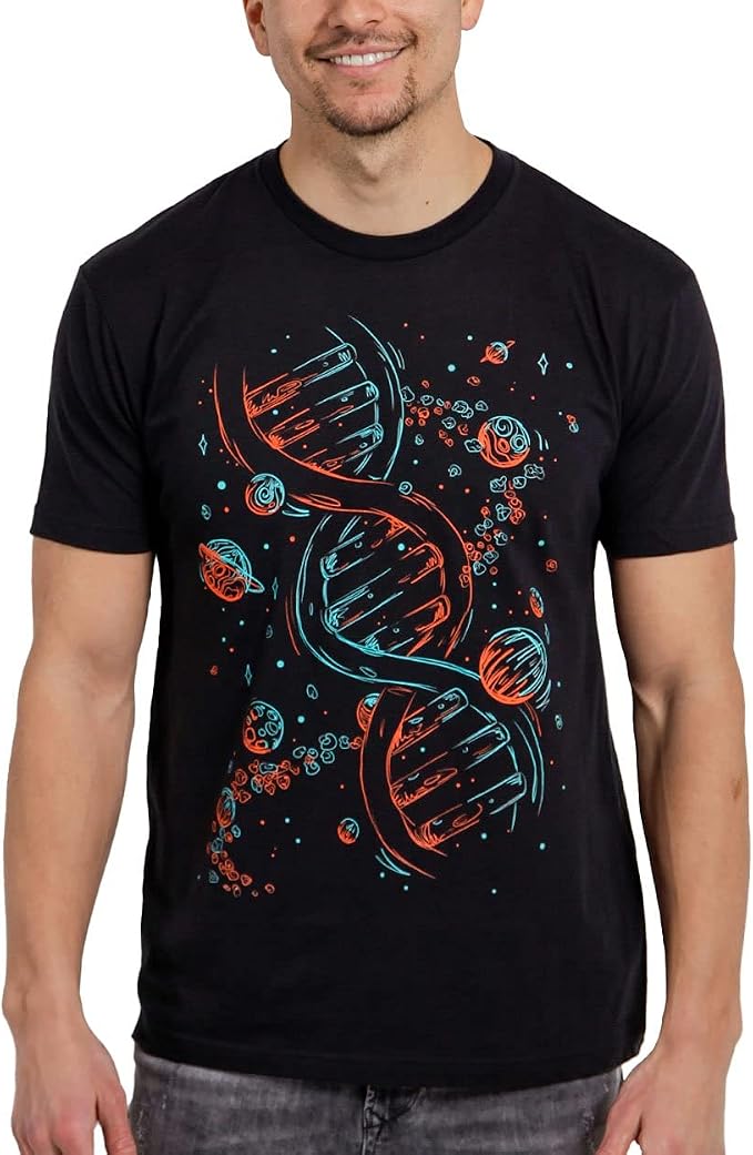 Amazon.com: INTO THE AM Universal Code Mens Graphic Tee - Cool Novelty ...