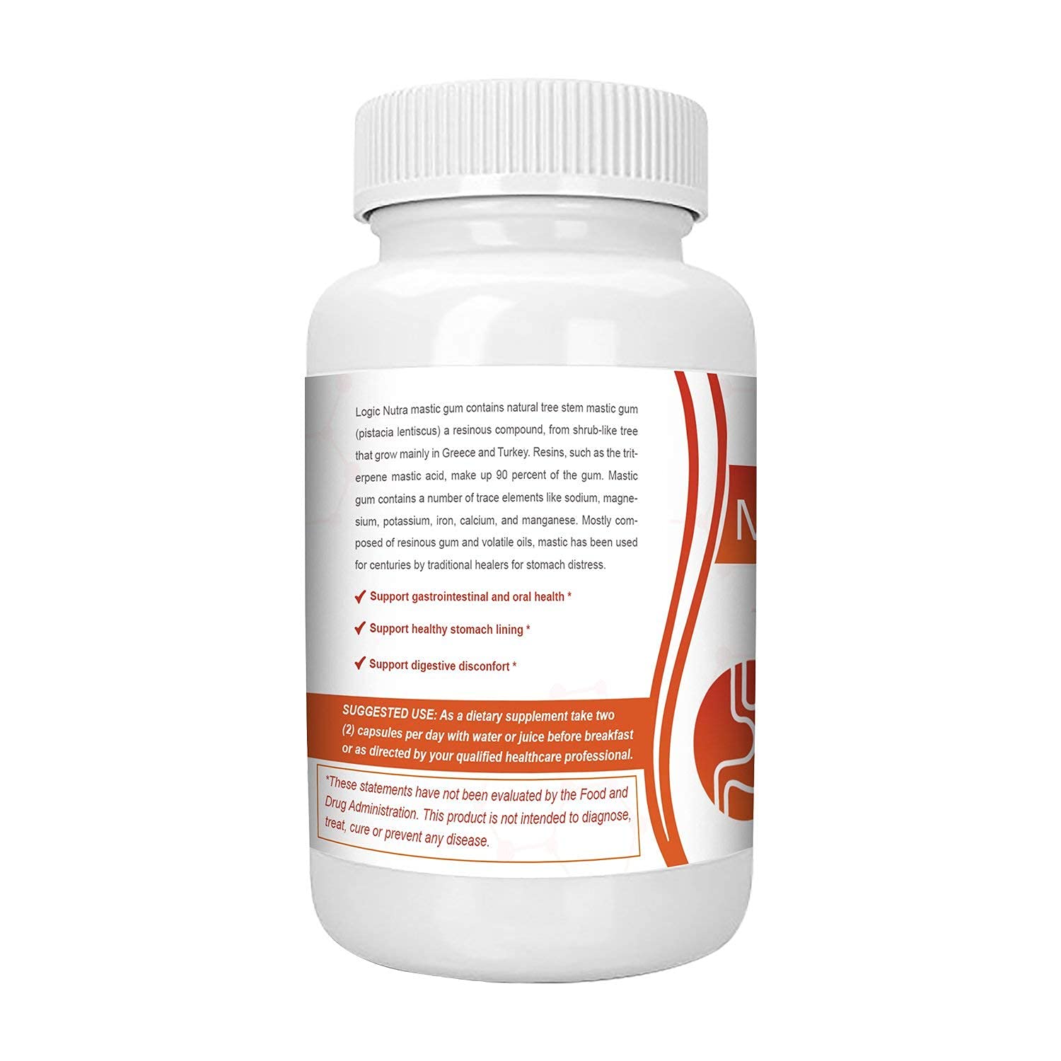 Logic Nutra Premium Mastic Gum 1000 mg – Supports Gastrointestinal ...