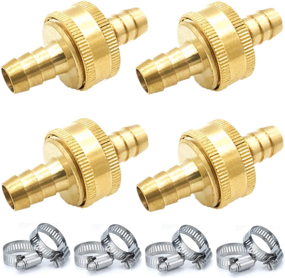 CAASFOOY 4 Set Garden Hose Repair Kit, Hose Fittings, Hose Repair ...