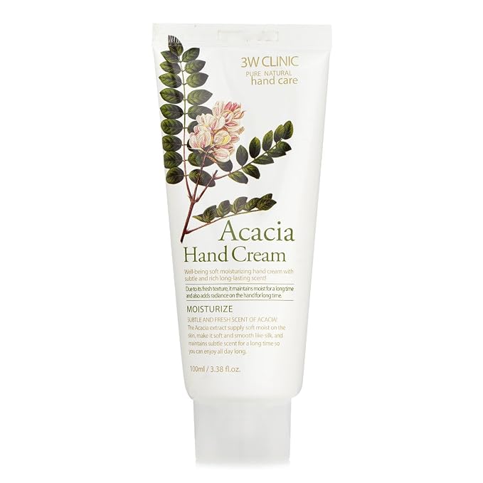 Amazon.com : 3W Clinic Hand Cream, Acacia, 3.38 Ounce : Beauty ...