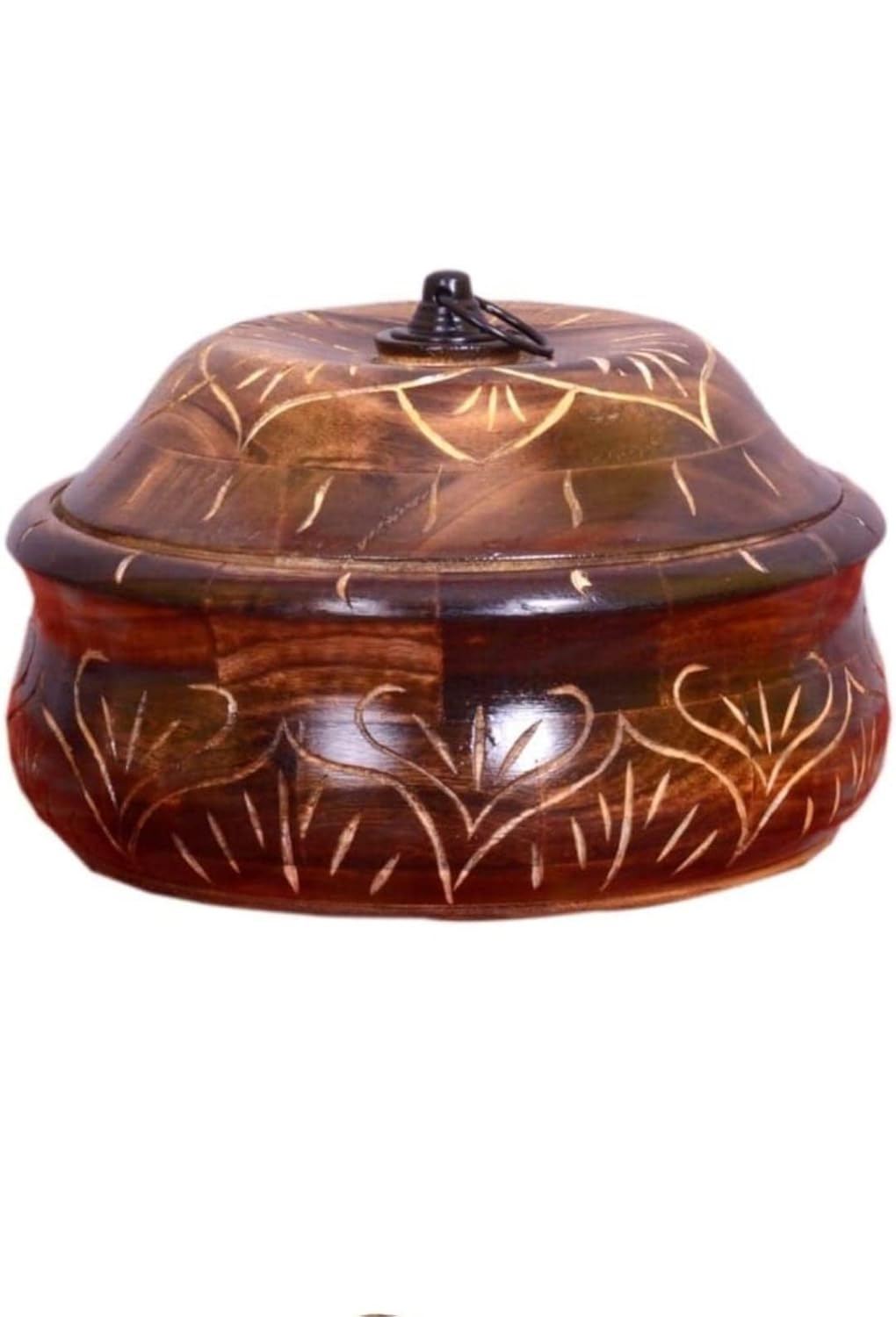 Buy Wooden Touch Handicraft Chapati Box| Chapati Box for Kitchen ...