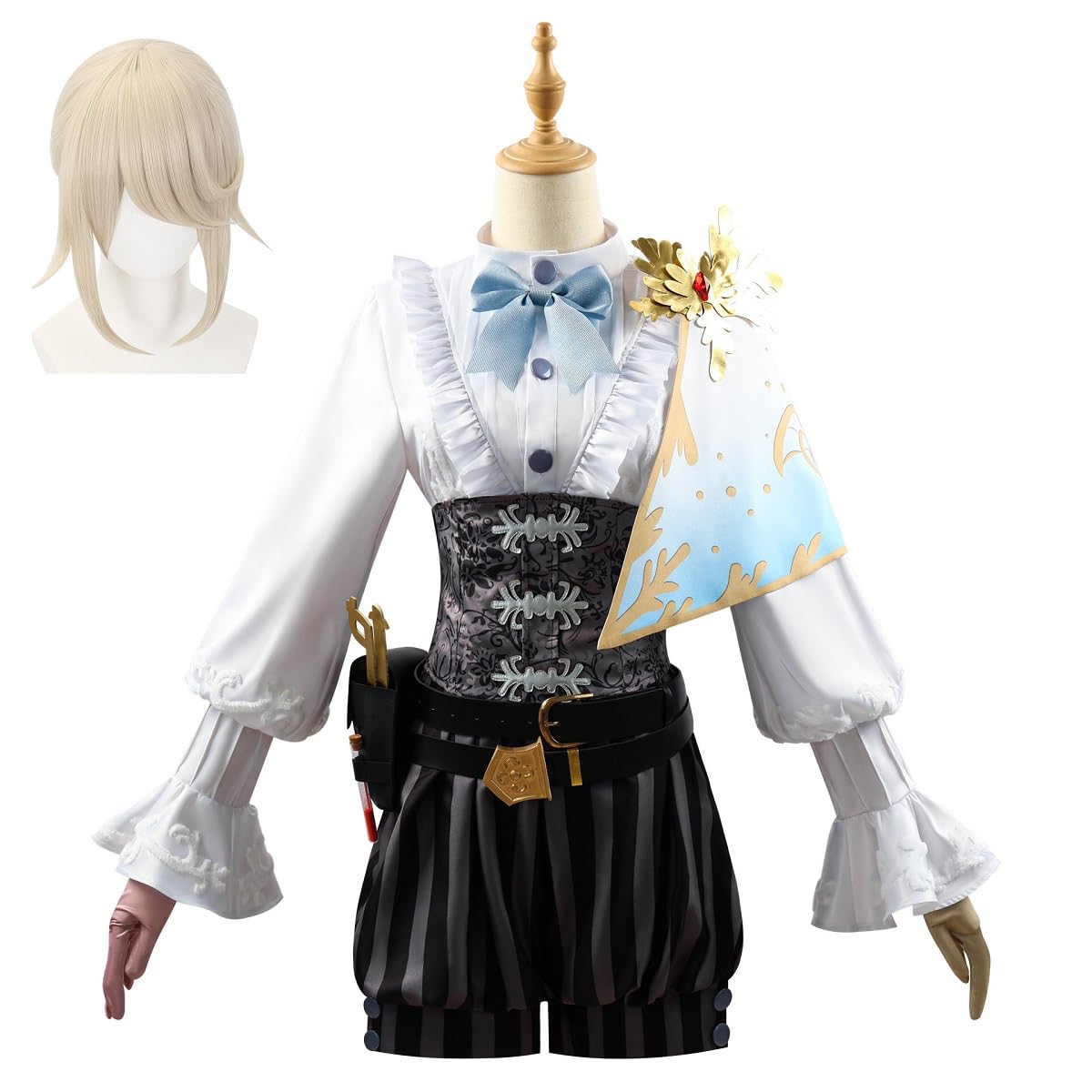 Amazon.co.jp: FSQCY 画家 (Painter) コスプレ衣装 ウィッグ付き 仮装 文化祭 cosplay 変装 プレゼント ...