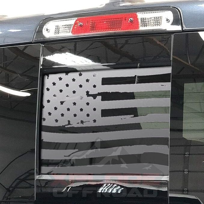 Amazon.com: XPLORE OFFROAD - Rear Back Middle Window American Flag ...