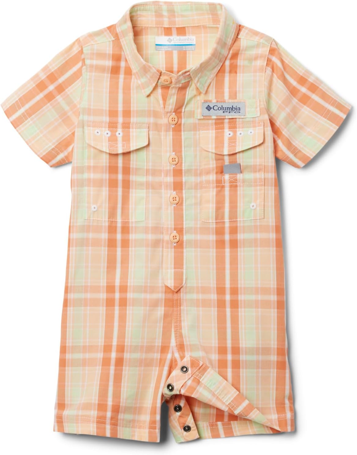 Amazon.com: Columbia Baby Bonehead Romper, Peach Fizz Bonehead ...