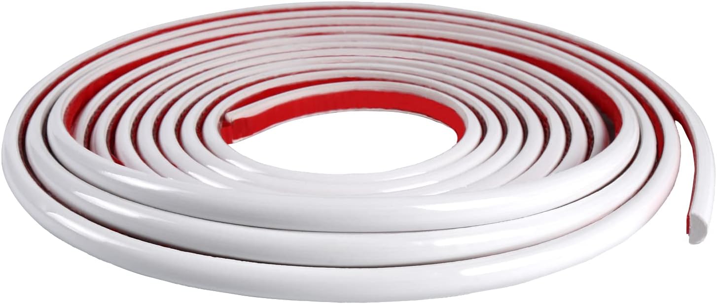 KEQKEV Peel and Stick Trim, Caulk Tape Strips, Wall Border Trim for ...