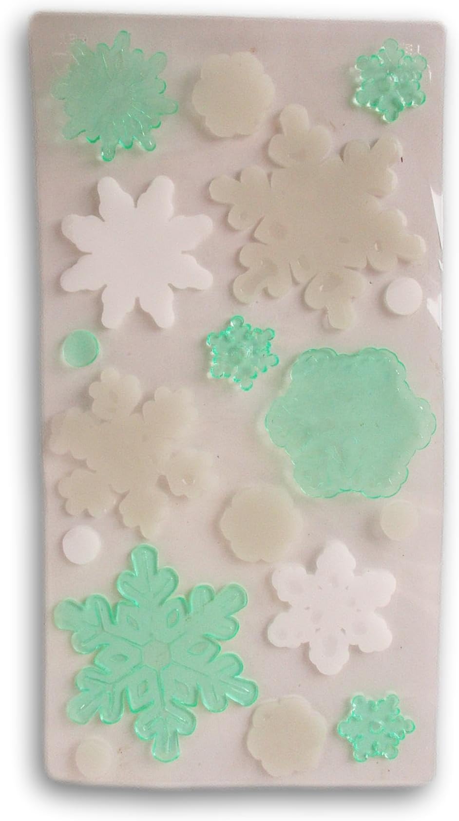 Amazon.com: Christmas House Christmas Winter Gel Window Clings - Merry ...