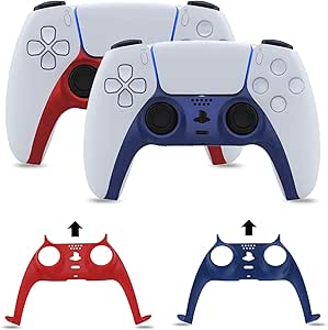 NexiGo PS5 Controller Faceplate, Replacement Shell Decoration Accessories, Grip Decorative Strip ...