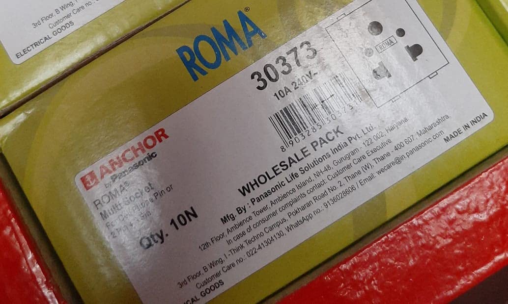 HMS Electricals Hi-Fi 8(H) Module Plate Pack of 3 : Amazon.in ...