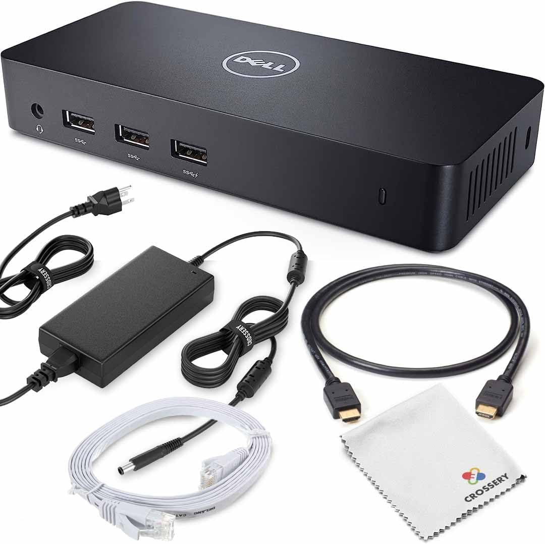 Amazon.com: Dell D3100 Docking Station Bundle - Dual Monitor USB 3.0 ...