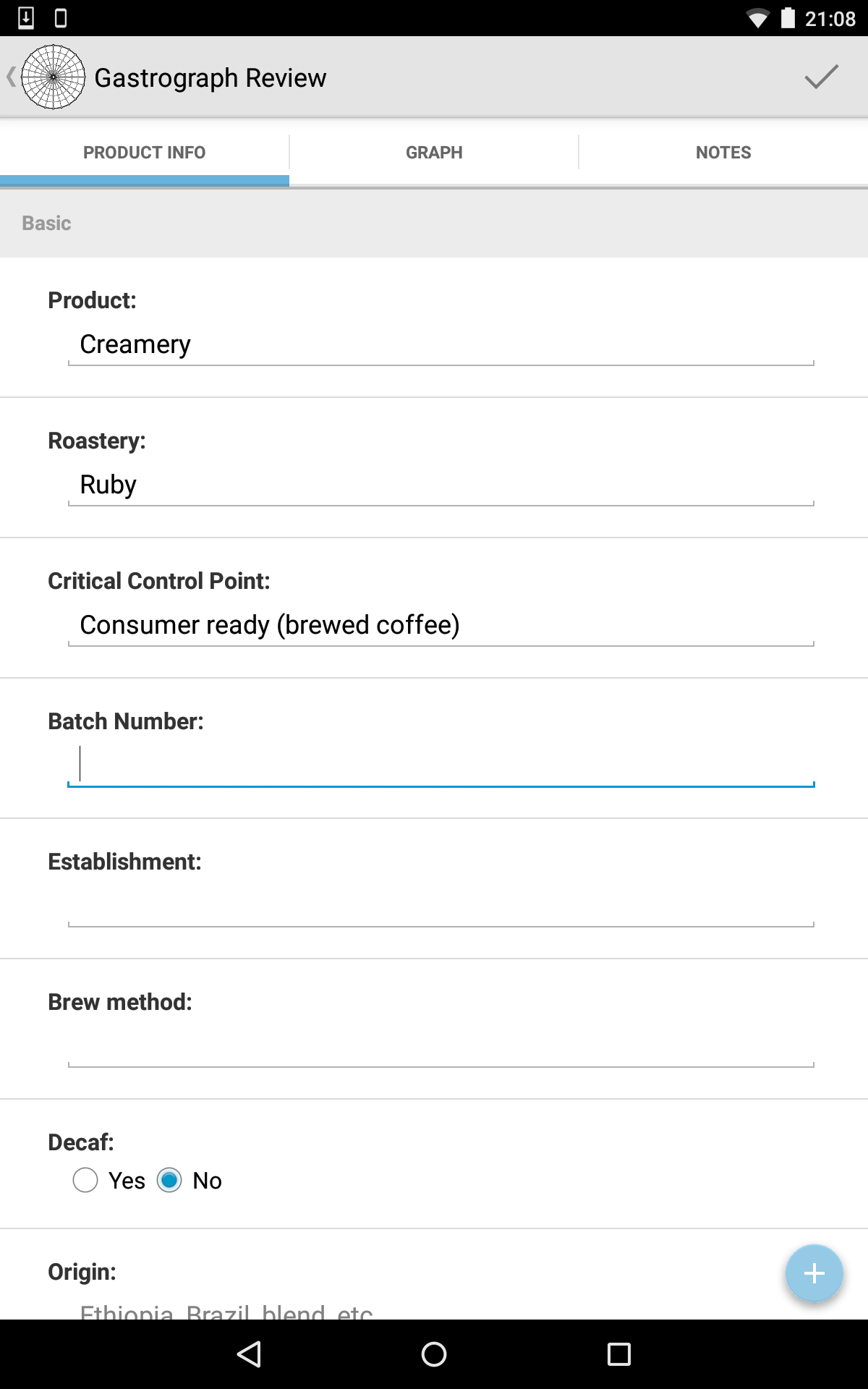 Gastrograph Review - Application sur Amazon Appstore