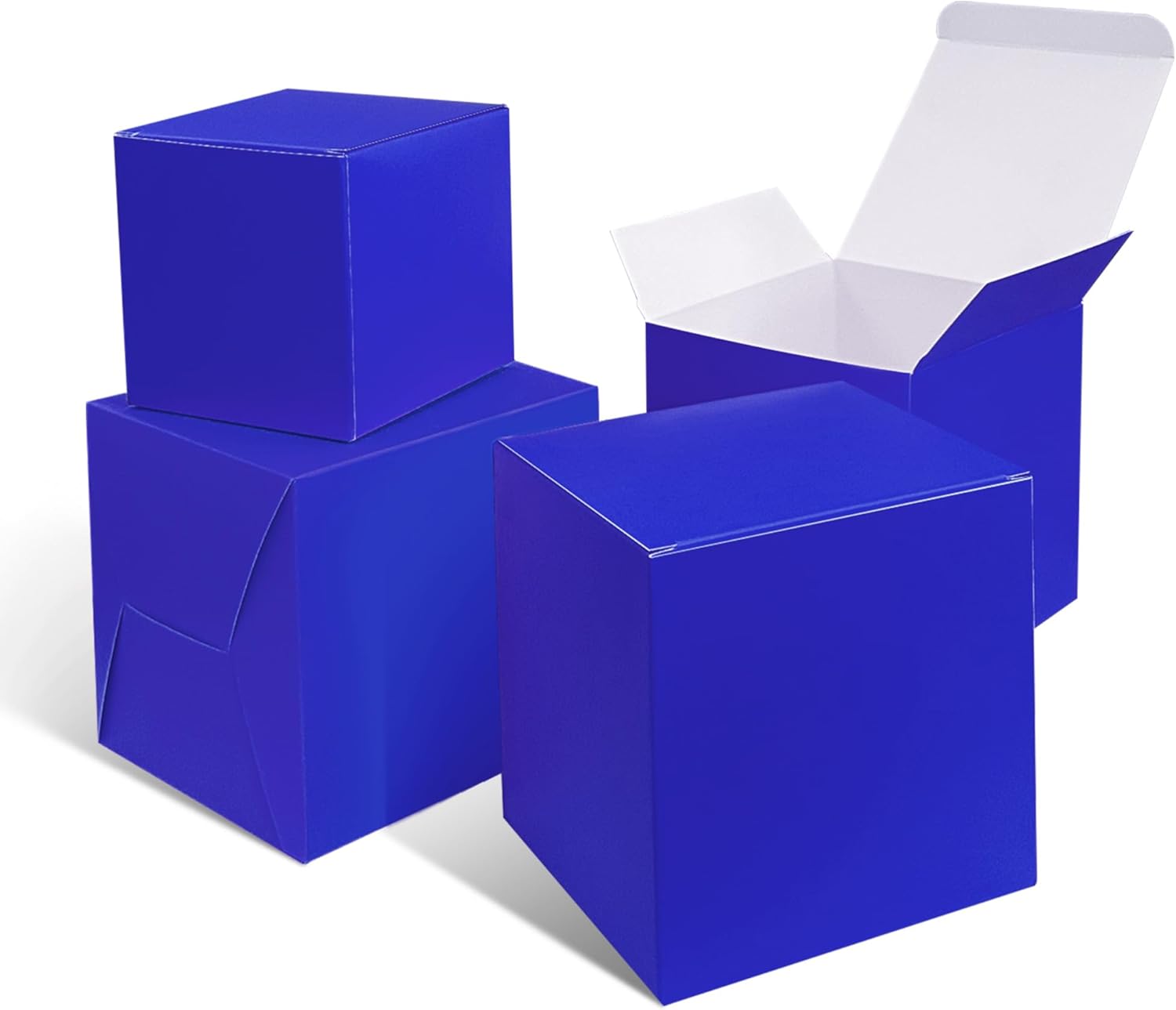 Amazon.com: XAGLVV 25 PCS Dark Blue paper Gift Boxes， 3x3x3 inch Gift ...