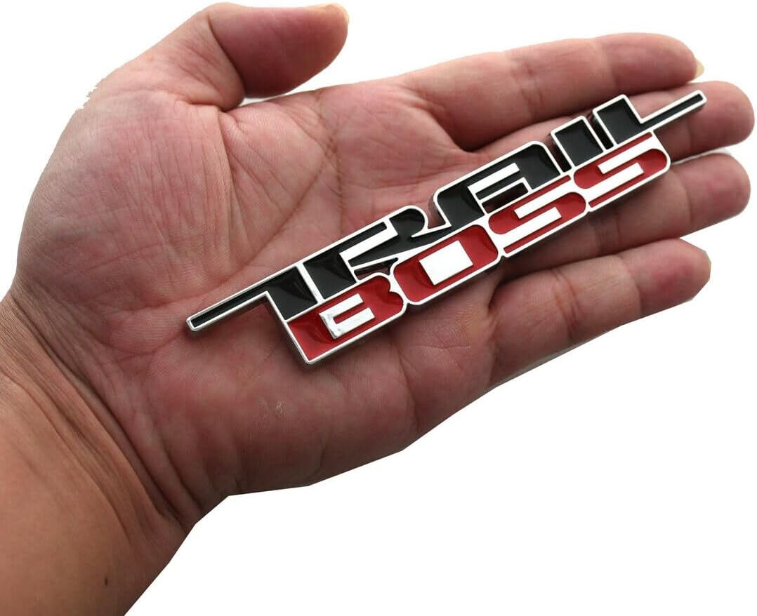 Amazon.com: 2019-2024 Trail Boss Emblem Car Badge 3D Nameplate ...