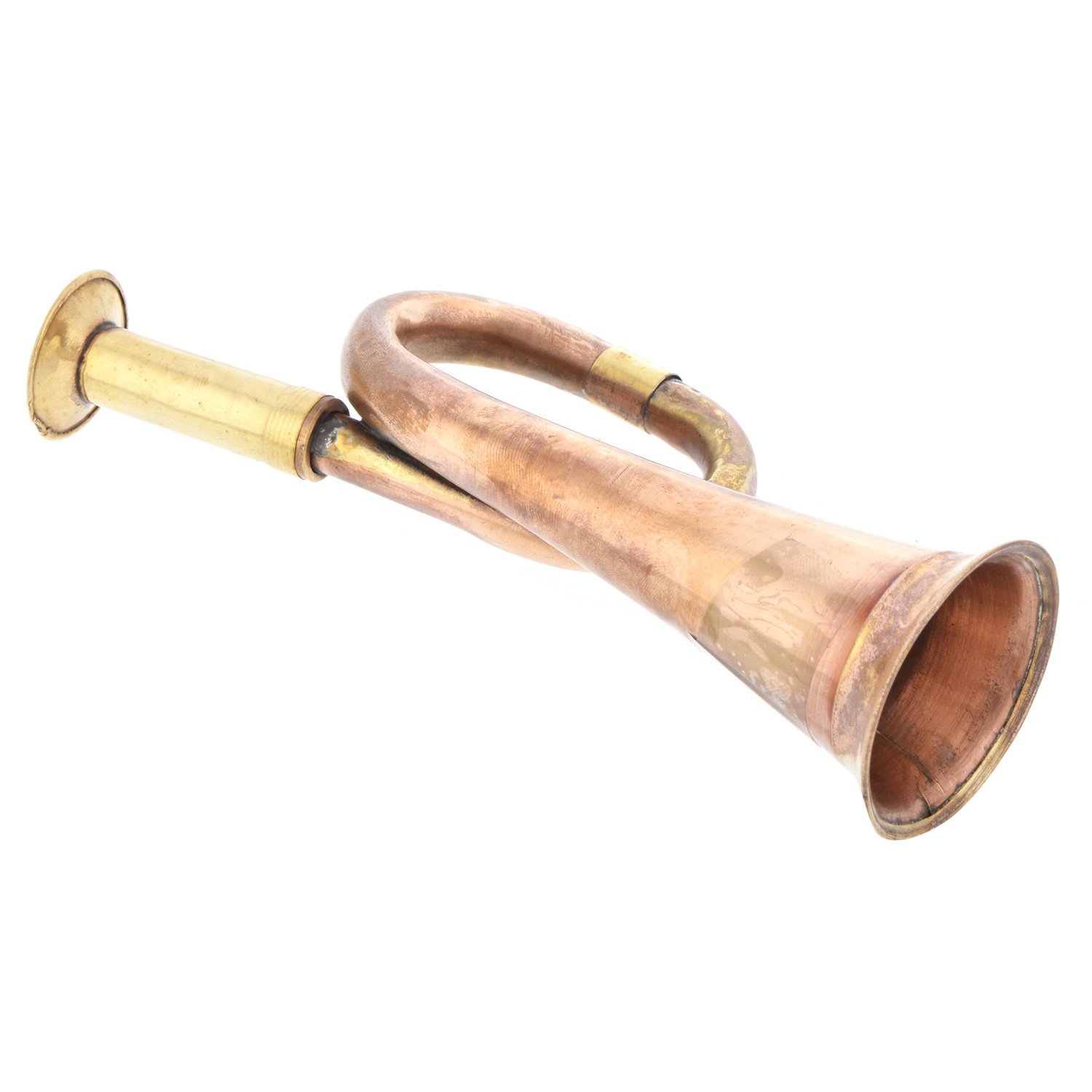 Solid Copper Bigul Musical Instrument Bugle / Kids Toy Horn : Amazon.in ...