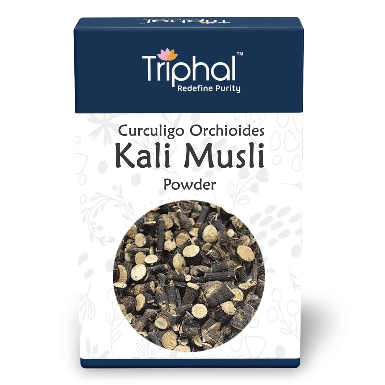 TRIPHAL Kali Musli Churna 100g | Pure and Natural Black Musli Powder ...