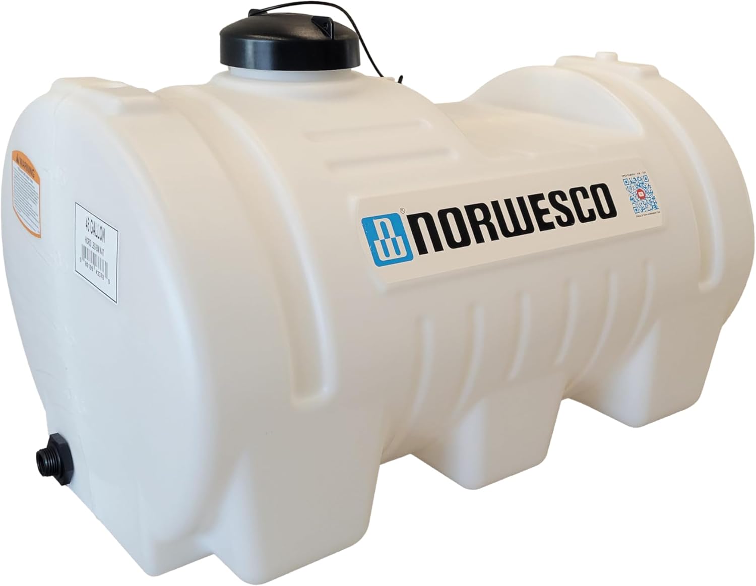 Amazon.com : Norwesco 46 Gallon Heavy Duty Multi-Purpose Horizontal Leg ...