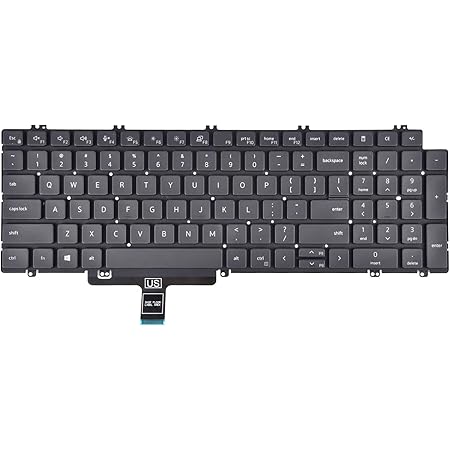 Amazon.com: Replacement Keyboard for Dell Latitude 5520 5530 5521 5531, Precision 3560 3561 ...