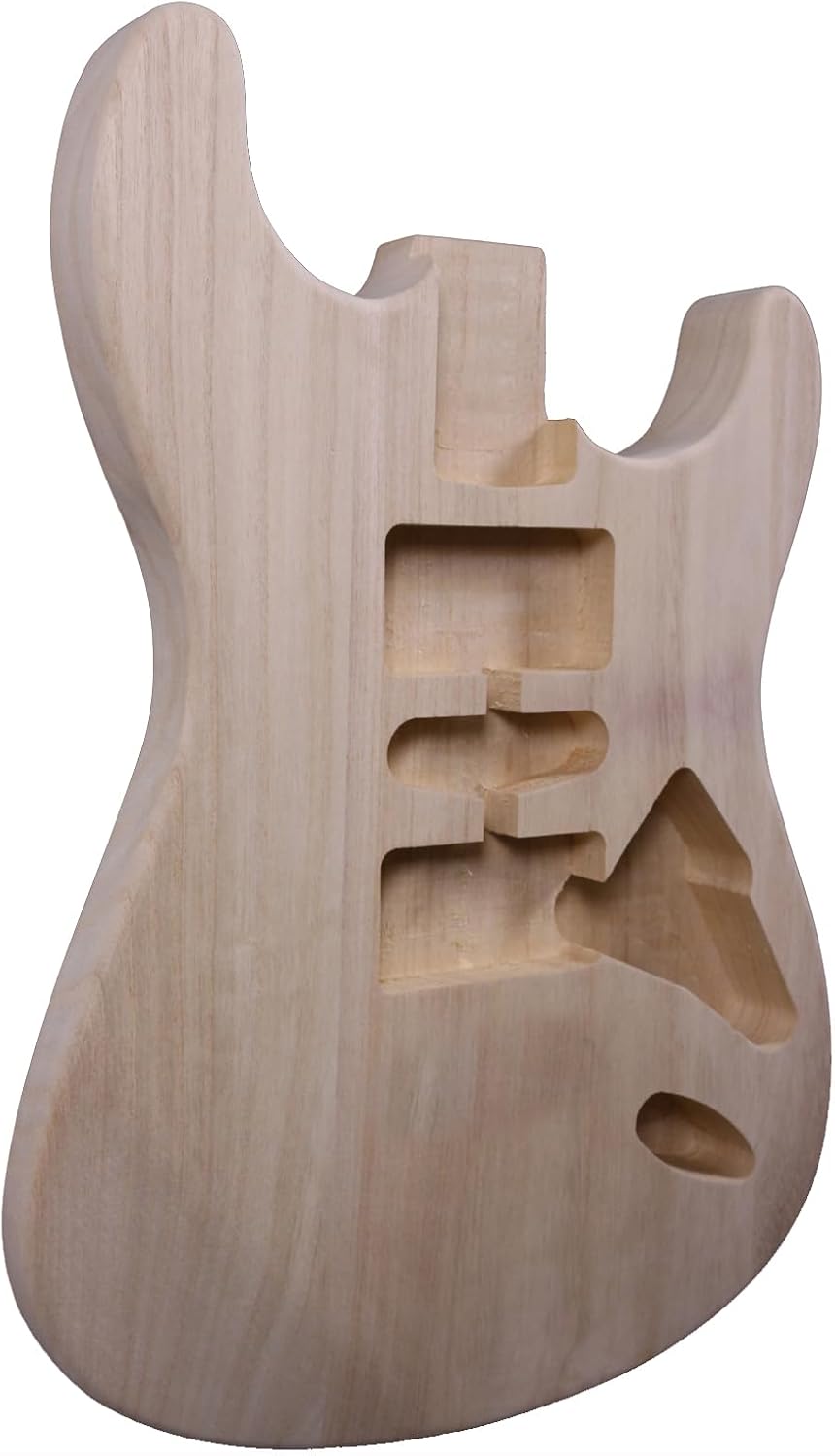 Amazon.com: Electric Guitar Body Unfinished Paulownia Wood Electric ...