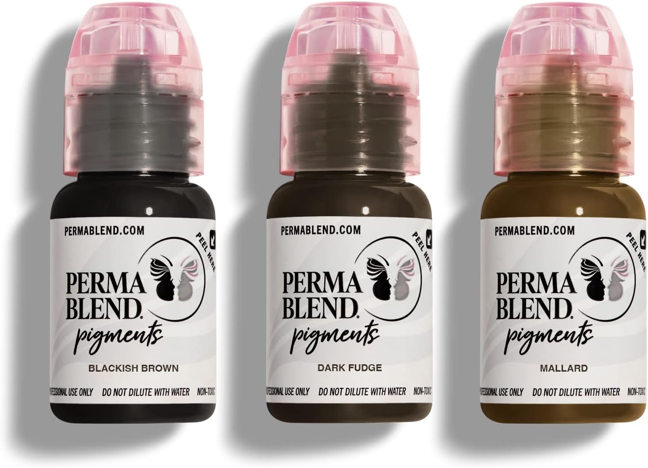 Amazon.com: Perma Blend Cool Eyebrow Mini Set - Vegan PMU Tattoo Ink ...
