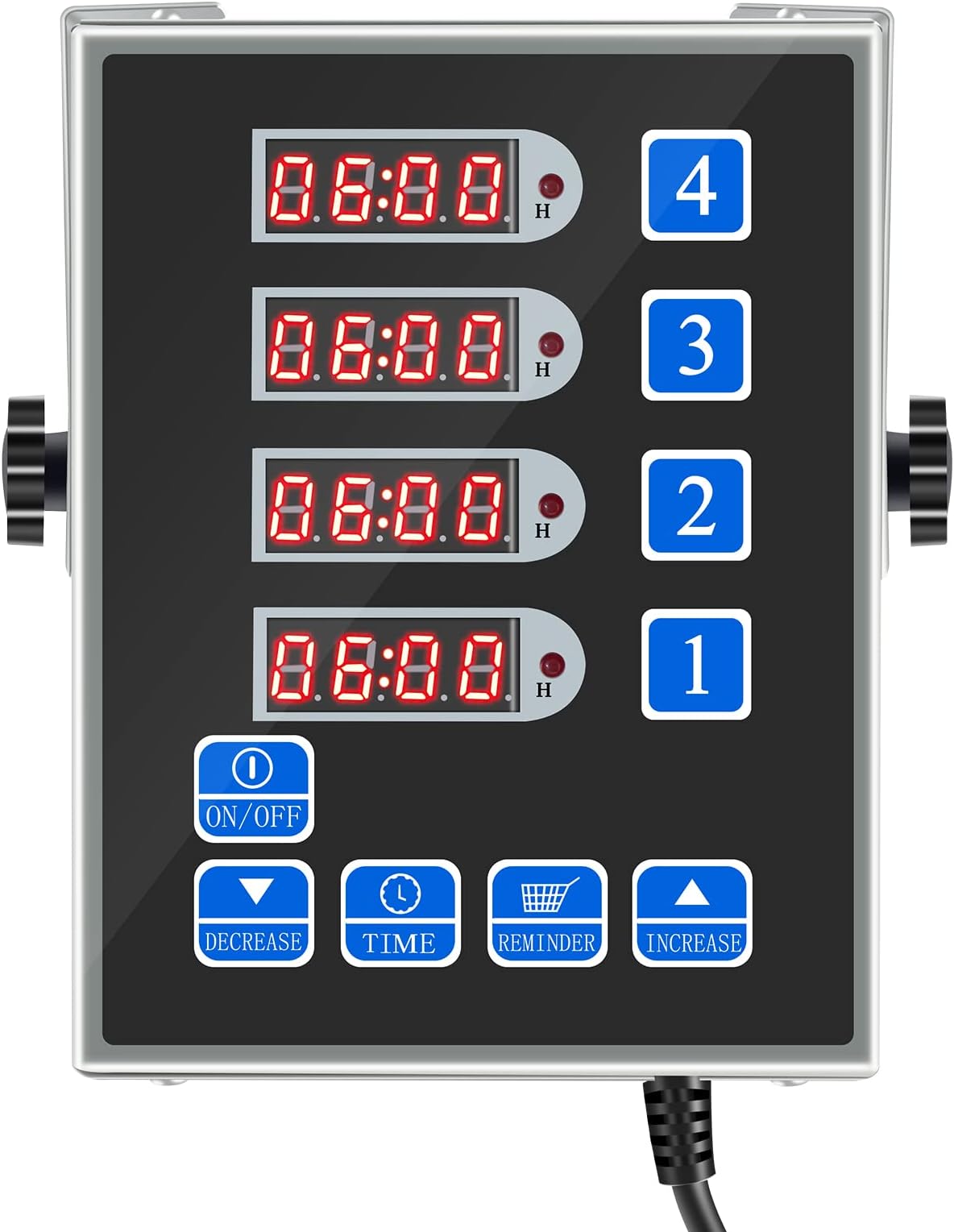 Amazon.com: Generic Commercial 6 Channel Kitchen Timer Cooking ...