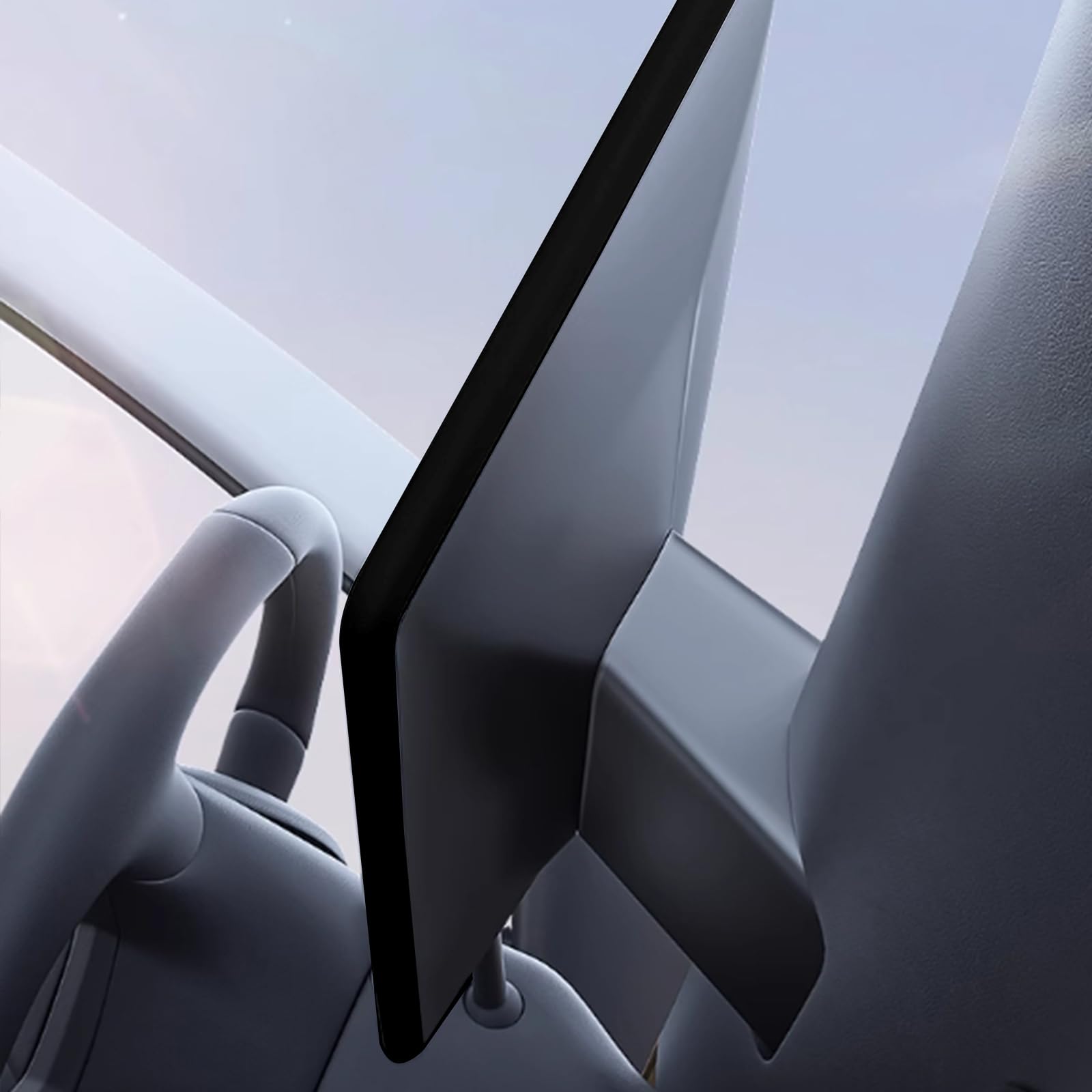 Model Y Screen Frame Cover LUCKEASY Tesla Screen Protector - Black ...