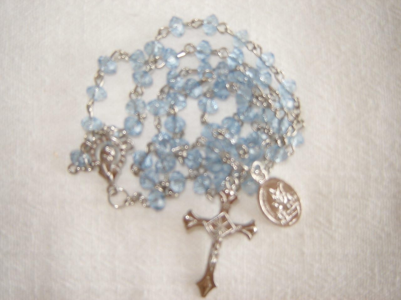 Amazon.com: Blue Guardian Angel Dangle Rosary
