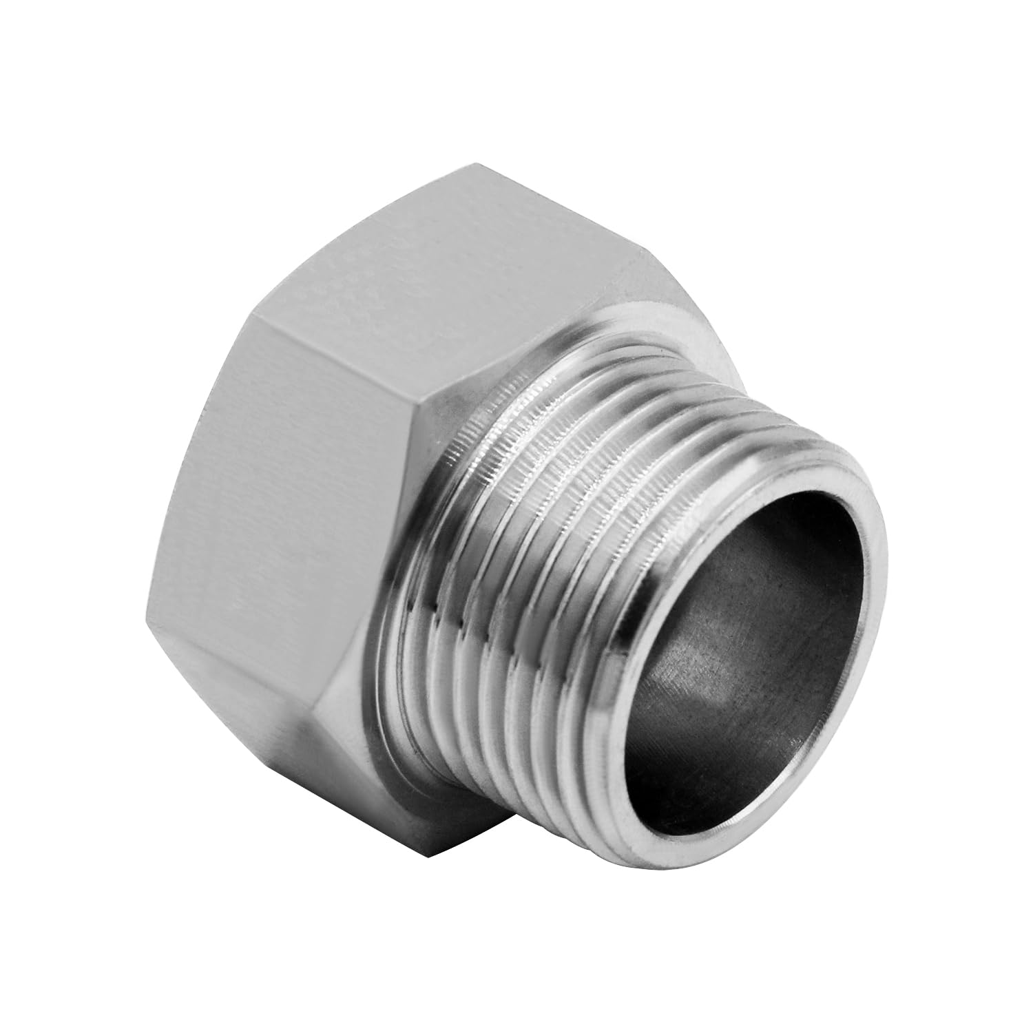 Snapklik.com : Stainless Steel Garden Hose Adapter, 3/4" GHT Female X 1 ...