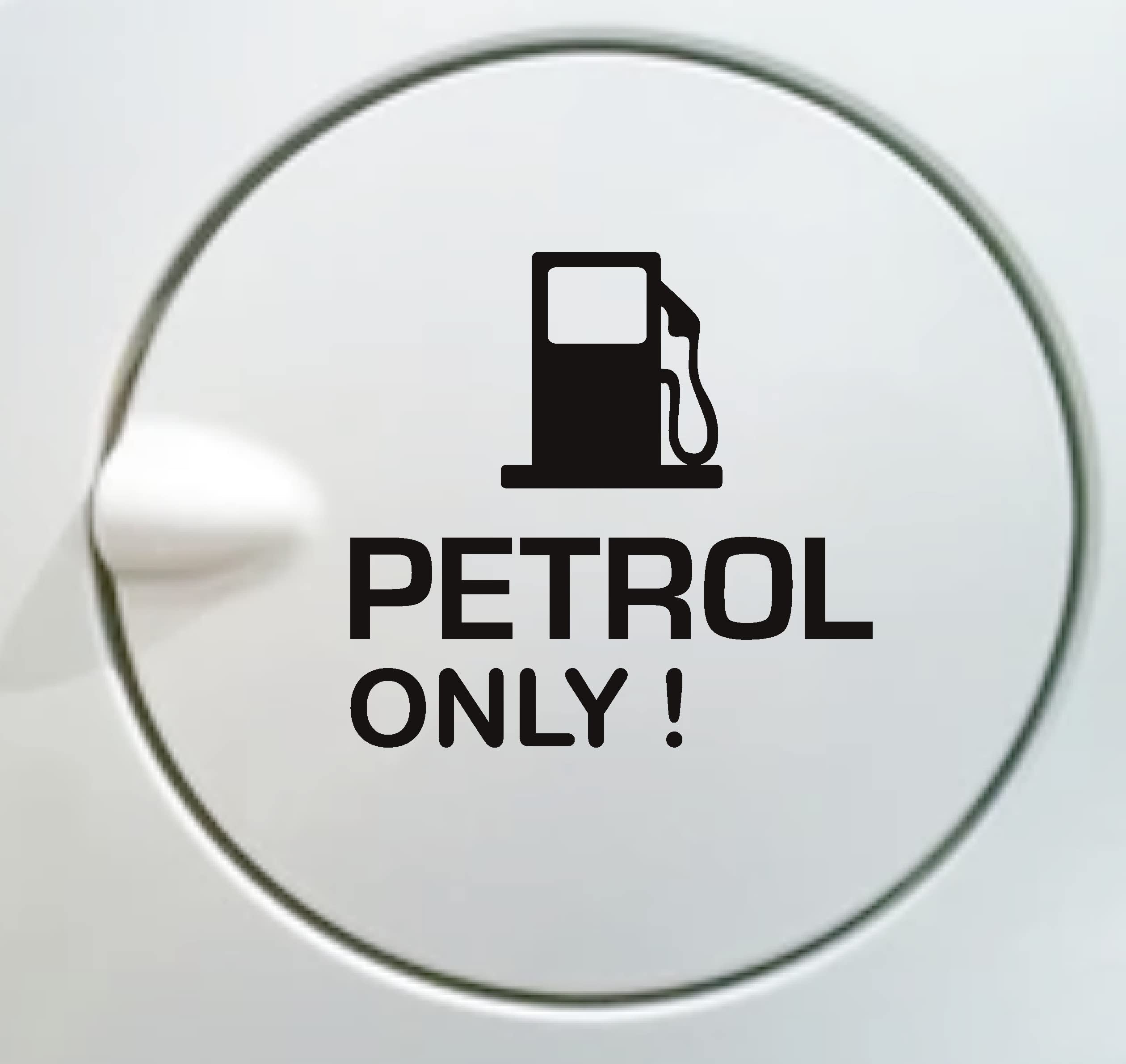 STR Stickers Petrol Fuel Sign Lid Side Car Sticker for All Car Medium ...