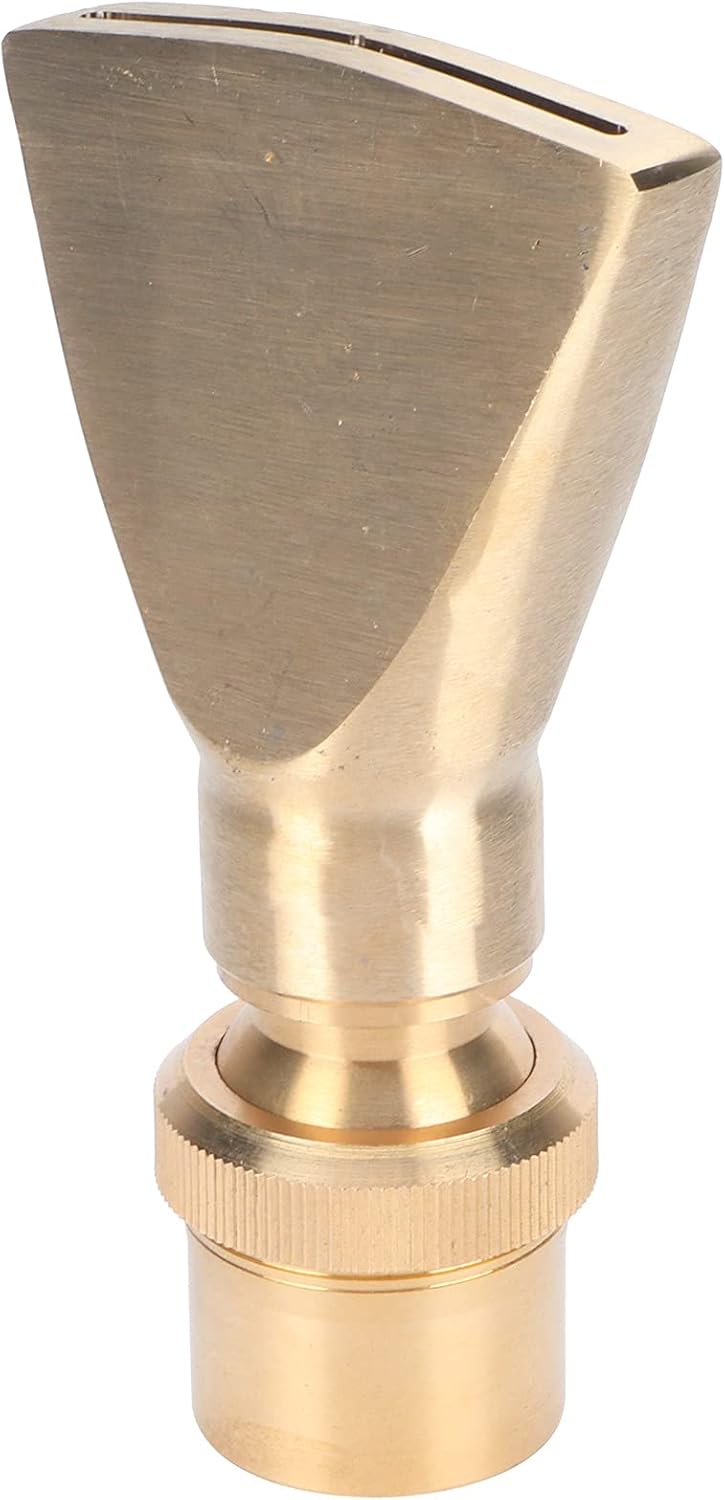 LIZEALUCKY Water Fountain Nozzle Spray, Brass Narrow Fan Jet Water ...