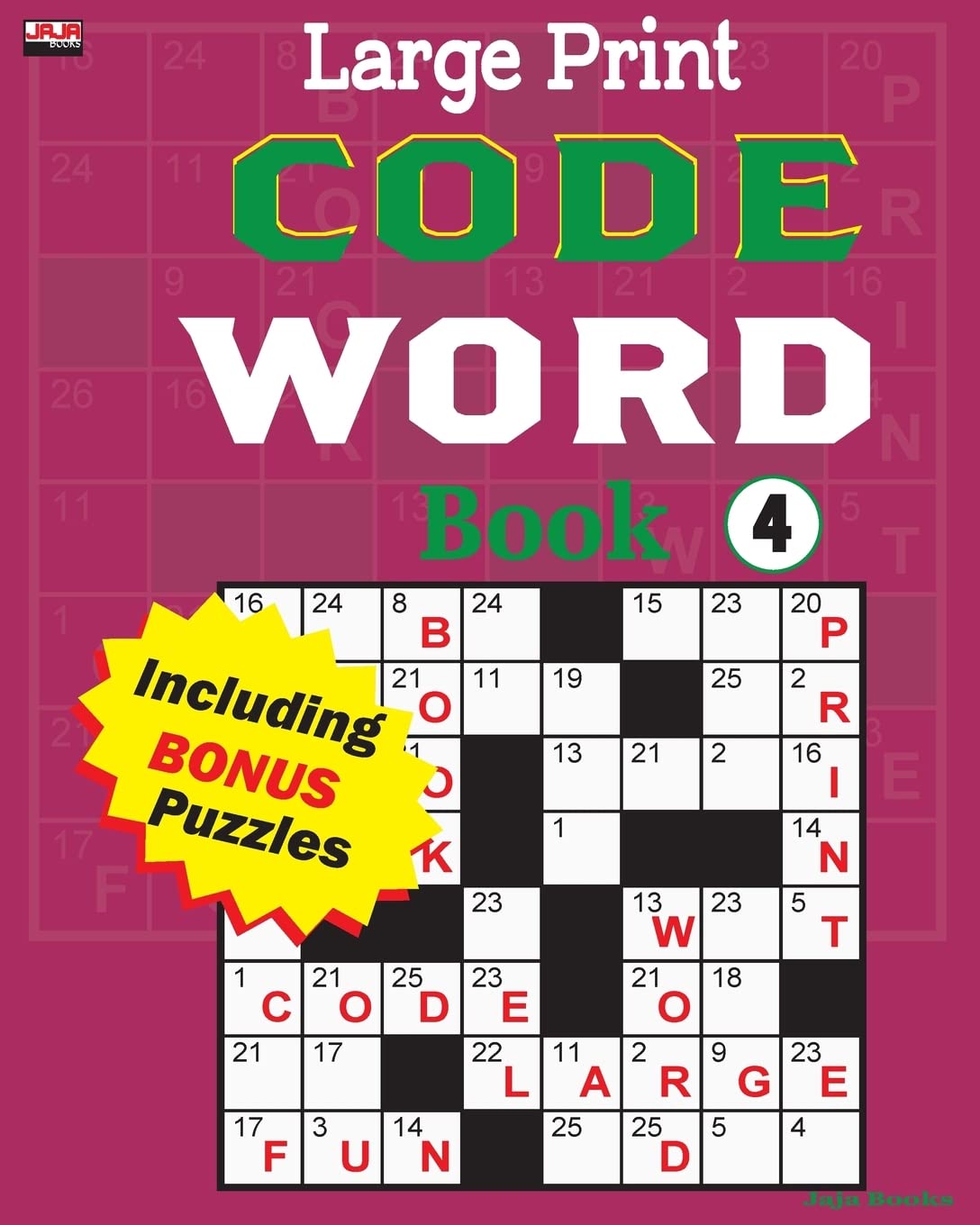 Large Print CODE WORD Book 4 (CLEVERLY CRAFTED CODEWORD SERIES): Jaja ...