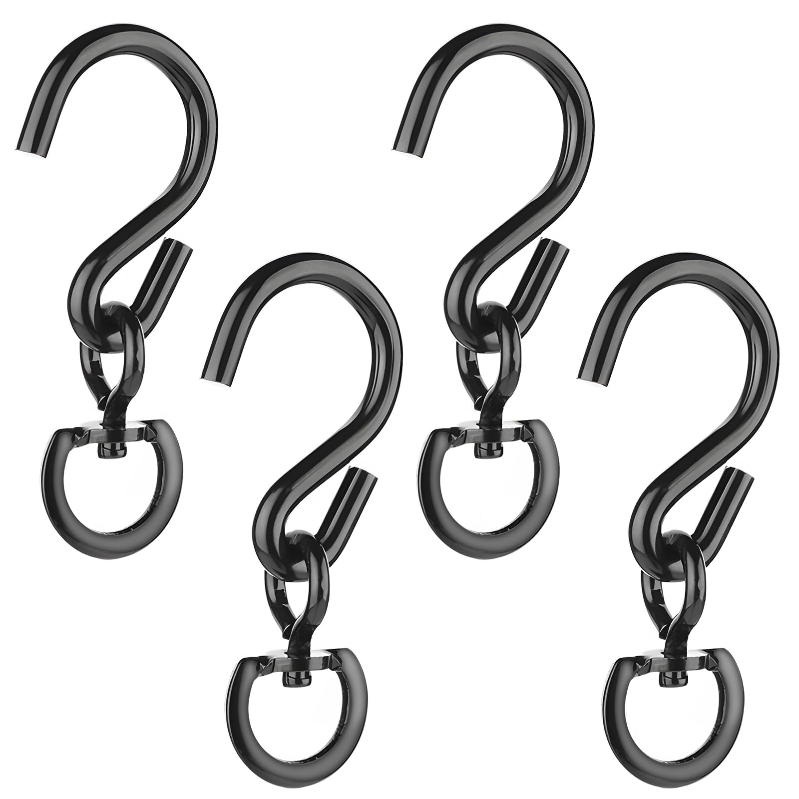 Amazon.com: Cosmos 4 Pcs Swivel Plant Hanger Pots Hooks Heavy Duty ...